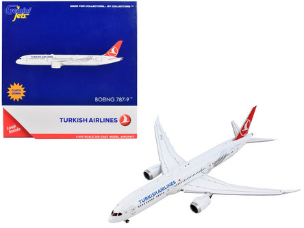Boeing 787-9 Commercial Aircraft with Flaps Down "Turkish Airlines ...