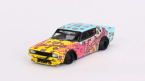 1/64 Mini GT Nissan Skyline Kenmeri Liberty Walk LBWK KUMA Diecast Car ...