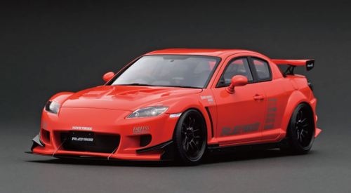 1/18 Ignition Model Mazda RX-8 (SE3P) RE Amemiya Orange - LIVECARMODEL.com