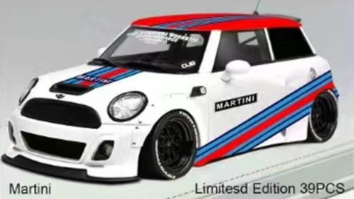 1/18 Ivy Mini Cooper LBWK (Martini) Car Model Limited 39 Pieces ...