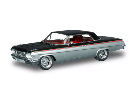 Level 4 Model Kit 1962 Chevrolet Impala Hardtop 3-in-1 Kit 1/25 Scale ...