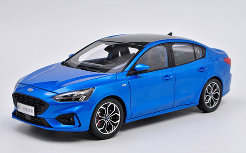 1/18 Dealer Edition 2019 Ford Focus Sedan (Blue) Diecast Car Model ...