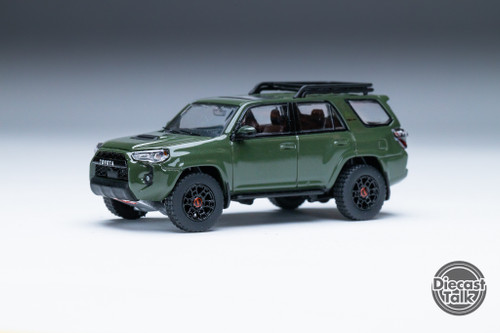 1/64 GCD Toyota 4Runner TRD Pro (Army Green) Diecast Car Model ...
