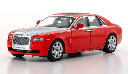 1/18 Kyosho Rolls-Royce RR Ghost (Red with Silver Hood) Diecast Car ...