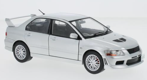 1/24 WhiteBox 2001 Mitsubishi Lancer Evolution VII RHD (Silver) Diecast ...