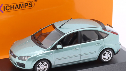 1/43 Minichamps 2004 Ford Focus (Light Blue Metallic) Car Model ...