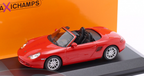 1/43 Minichamps 2002 Porsche Boxster S (Red) Car Model - LIVECARMODEL.com
