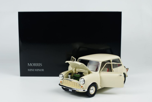 1/18 Kyosho 1964 Morris Mini Minor (White) Diecast Car Model ...
