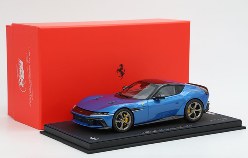 1/18 BBR Ferrari 12 Cilindri Coupe (Blue Corsa) Car Model ...