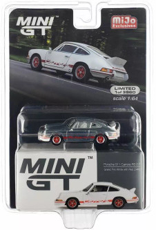 CHASE CAR 1/64 Mini GT Porsche 911 Carrera RS 2.7 Grand Prix (Chrome ...