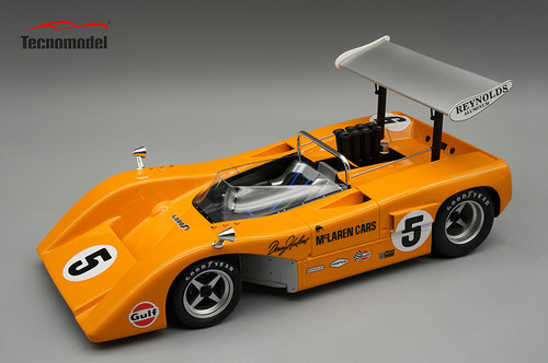 1/18 Tecnomodel McLaren M8B Can Am 1969 Mid-Ohio Car #5 Winner Driver Denny Hulme Limited ...