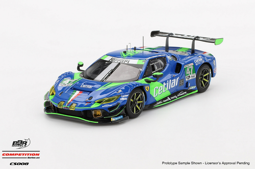 1/43 BBR Ferrari 296 GT3 #47 Cetilar Racing 2023 IMSA Daytona 24 Hrs ...