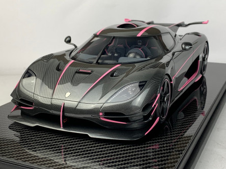 1/12 Frontiart Koenigsegg One:1 (Carbon Pink) Resin Car Model - LIVECARMODEL.com