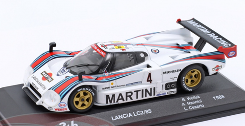 1/43 Altaya 1985 Lancia LC2 #4 6th 24h LeMans Martini Racing Bob Wollek ...