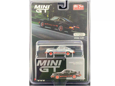 CHASE CAR 1/64 Mini GT Porsche 911 Carrera RS 2.7 (Chrome Silver with ...