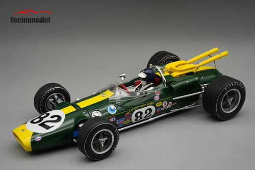 1/18 Tecnomodel Lotus 38 1965 Winner 500 Indy Jim Clark Car #82 Limited ...