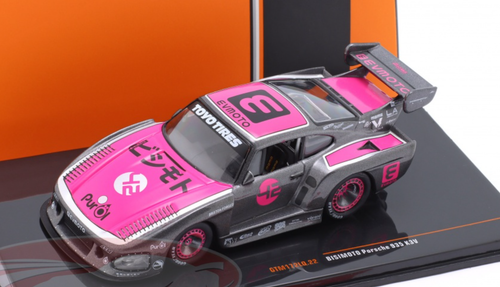 1/43 Ixo Porsche 935 K3V Bisimoto (Grey Metallic & Pink) Car Model ...