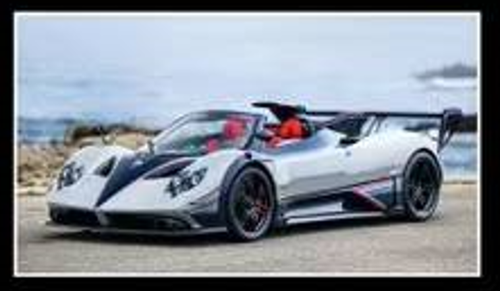 1/18 HH Model Pagani Zonda Roadster Specials (Silver Blue Carbon) Resin ...