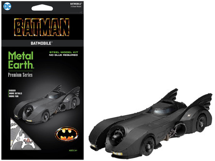 Model Kit 1989 Batmobile Black "Batman" (1989) Movie (Challenging ...