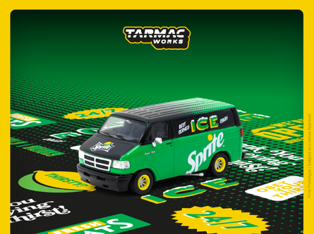 1/64 Tarmac Works Dodge Van Sprite Delivery Van Diecast Car Model ...