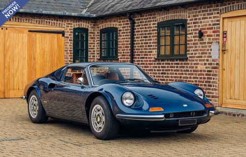 1/18 BBR 1972 Ferrari Dino 246 GTS (Evening Blue) Car Model ...
