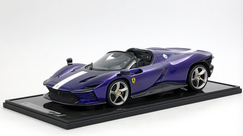 1/12 BBR Ferrari Daytona SP3 Icon Series Open Roof (Purple Dino) Resin ...