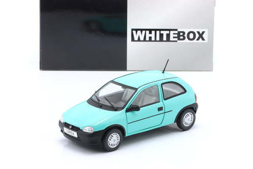 1/24 Whitebox 1993 Opel Corsa B (Turquoise Blue) Diecast Car Model ...
