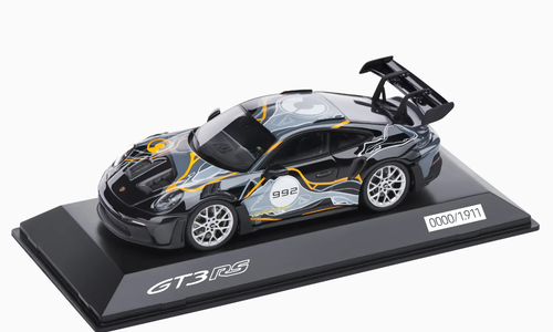 1/43 Dealer Edition Porsche 911 (992) GT3 RS Weissach Test Track (Black ...