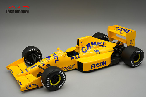 1/18 Tecnomodel 1989 Formula 1 Lotus 101 1989 Brazilian #11 GP Driver N. Piquet Limited Edition ...