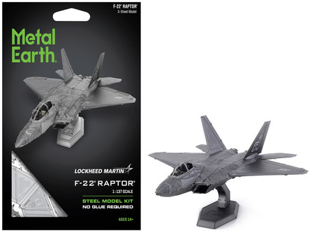 Model Kit Lockheed Martin F-22 Raptor Stealth Aircraft "United States ...