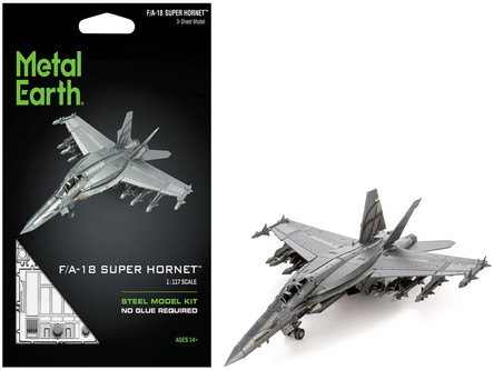 Model Kit Boeing F/A-18 Super Hornet Fighter Aircraft "United States ...