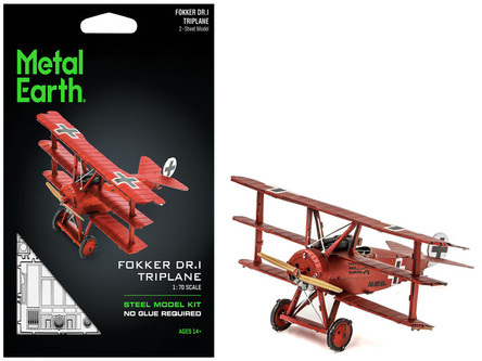 Model Kit Fokker Dr.I Triplane Fighter Aircraft "Red Baron" German Air ...
