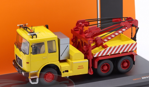 1/43 Ixo 1982 Man F8 Truck Tow Truck 1982 Wrecker Road Service (Yellow ...