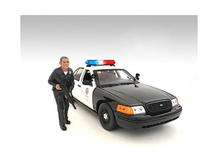 Police Officer II Figure For 1/18 Scale Models by American Diorama ...