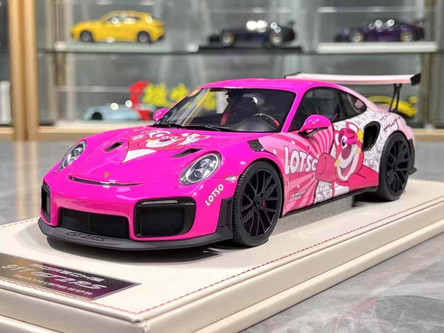 1/18 Vehicle Art Porsche 911 GT2 RS Weissach Package (Pink Lotso Bear ...