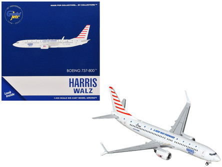 Boeing 737-800 Commercial Aircraft "Harris-Walz Campaign" (N778MA ...
