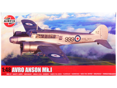 Level 3 Model Kit Avro Anson Mk.I Aircraft with 3 Scheme Options 1/48 ...