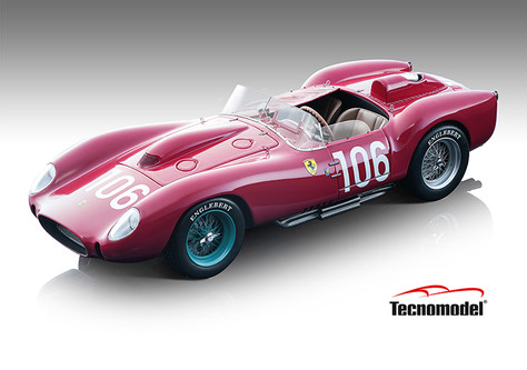 1/18 Tecnomodel 1958 Ferrari 250TR58 #106 Winner Targa Florio Luigi ...