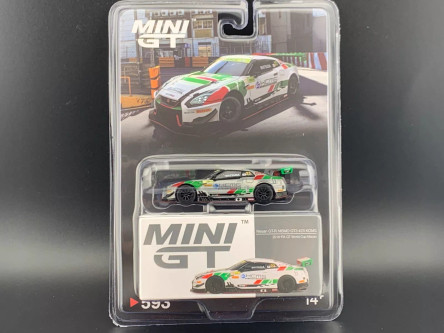 CHASE CAR 1/64 Mini GT 2018 Nissan GT-R R35 Nismo GT3 #23 KCMG 2018 FIA ...