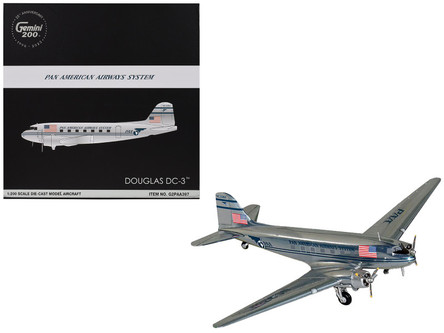Douglas DC-3 Commercial Aircraft "Pan American Airways" (NC33611 ...