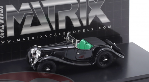 1/43 Matrix 1938 Aston Martin 15-98 2/4 Passenger (Black) Car Model ...