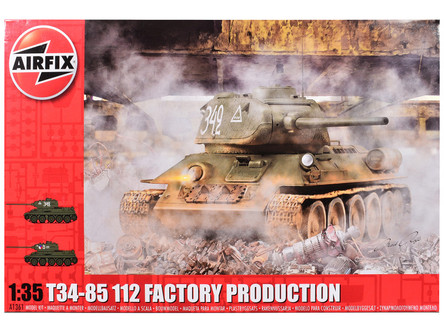 Level 3 Model Kit T34-85 112 Factory Production Tank with 2 Scheme ...