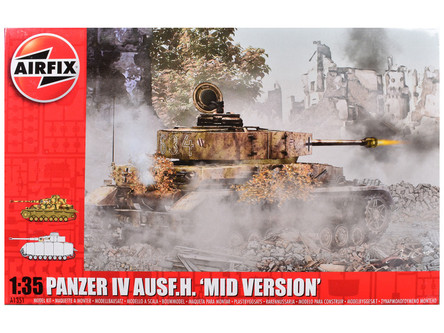 Level 3 Model Kit Panzer IV Ausf.H "Mid Version" Tank with 2 Scheme ...