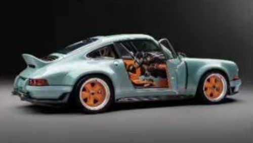 1/18 Ivy Porsche 911 964 Singer (Gulf Blue with Orange Wheels) Car ...