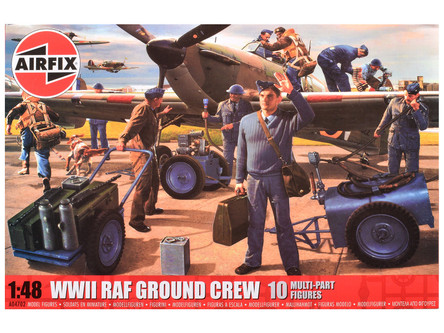 Level 1 Model Kit WWII RAF Ground Crew Figure and Accessory Set 1/48 ...