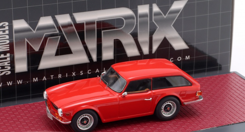1/43 Matrix Triumph TR6 Shooting Brake (Red) Car Model - LIVECARMODEL.com