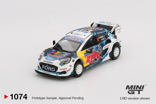 1/64 Mini GT 2024 Ford Puma Rally1 #16 M-Sport Ford WRT Diecast Car ...