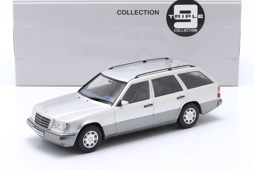 1/18 Triple9 1995 Mercedes-Benz E-Class T-model (S124) (Silver Metallic ...