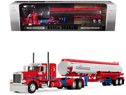 1/64 First Gear Peterbilt® Model 389 with 36” Flat Top Sleeper & Heil ...