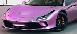 1/18 HH Model Ferrari F8 Spider (Crystal Pink) Car Model - LIVECARMODEL.com